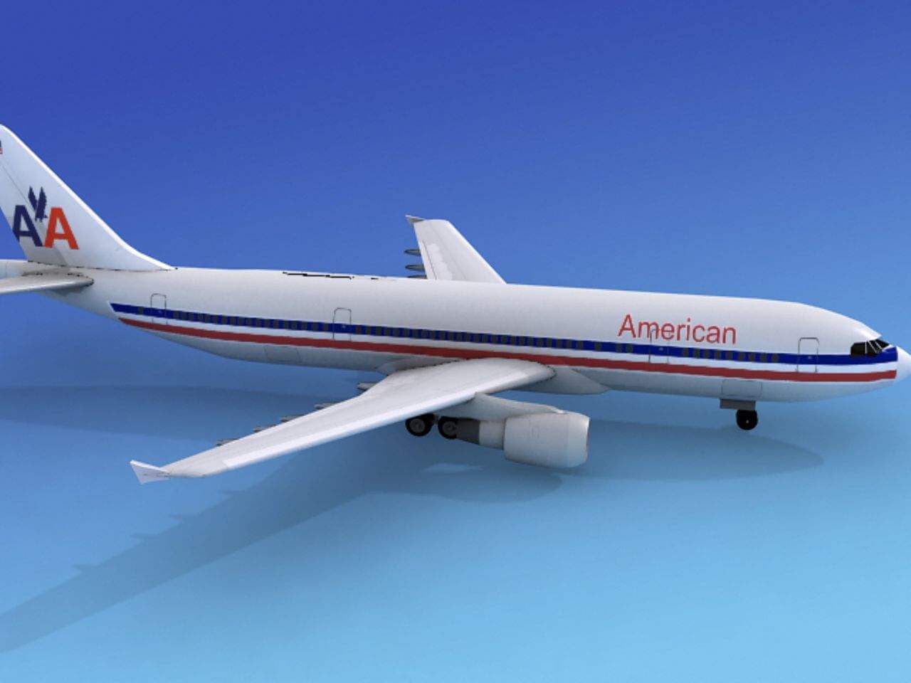 Airbus A300 American Airlines - 3D Model by Dreamscape Studios