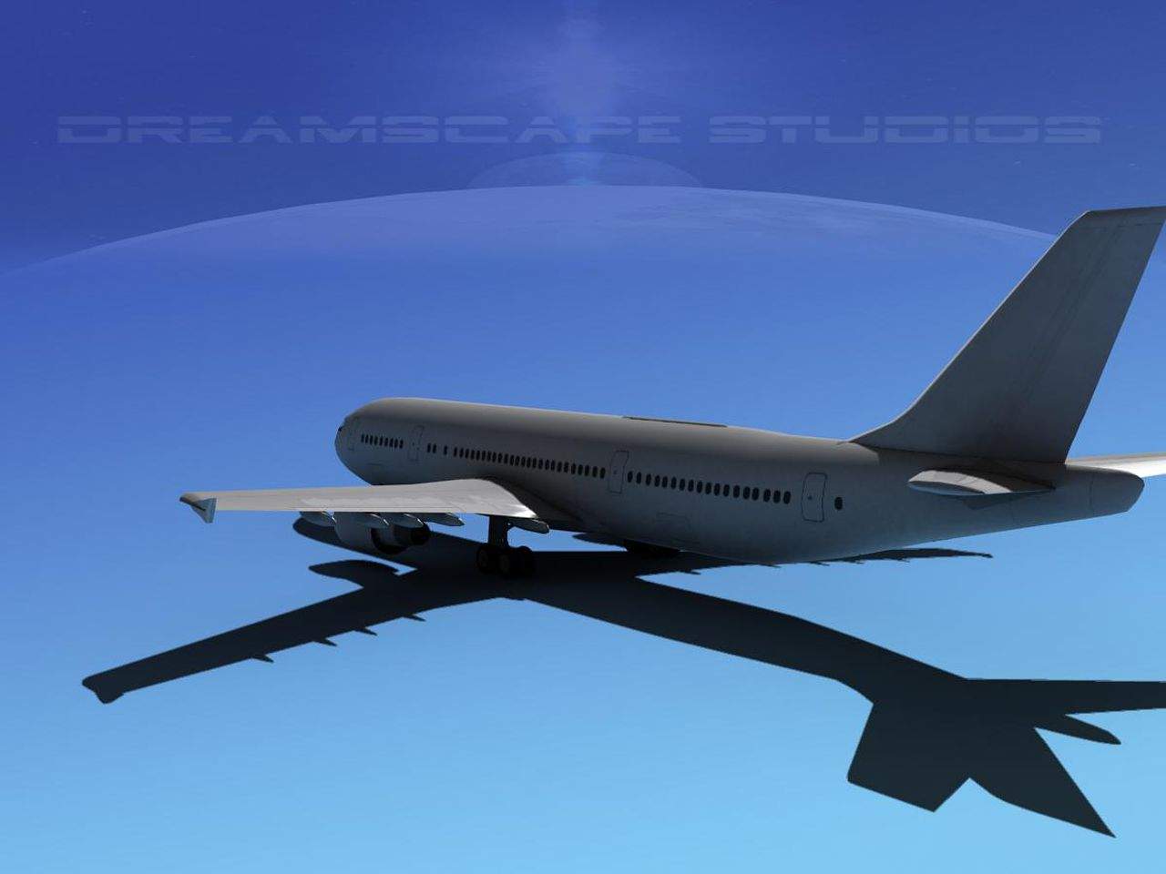 Airbus A300 Bare - 3D Model by Dreamscape Studios