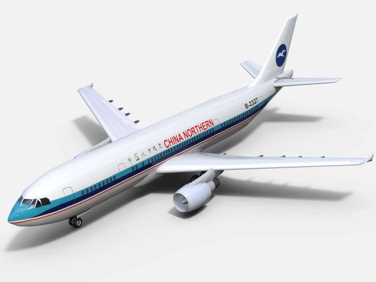 Airbus A300 China Northern - 3D Model by Dreamscape Studios