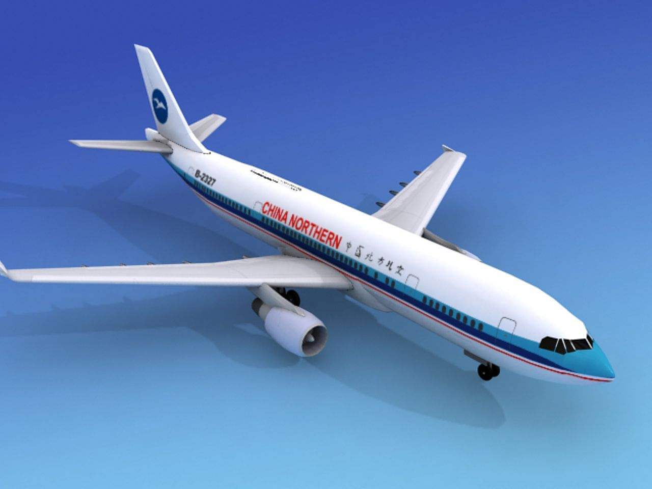 Airbus A300 China Northern - 3D Model by Dreamscape Studios