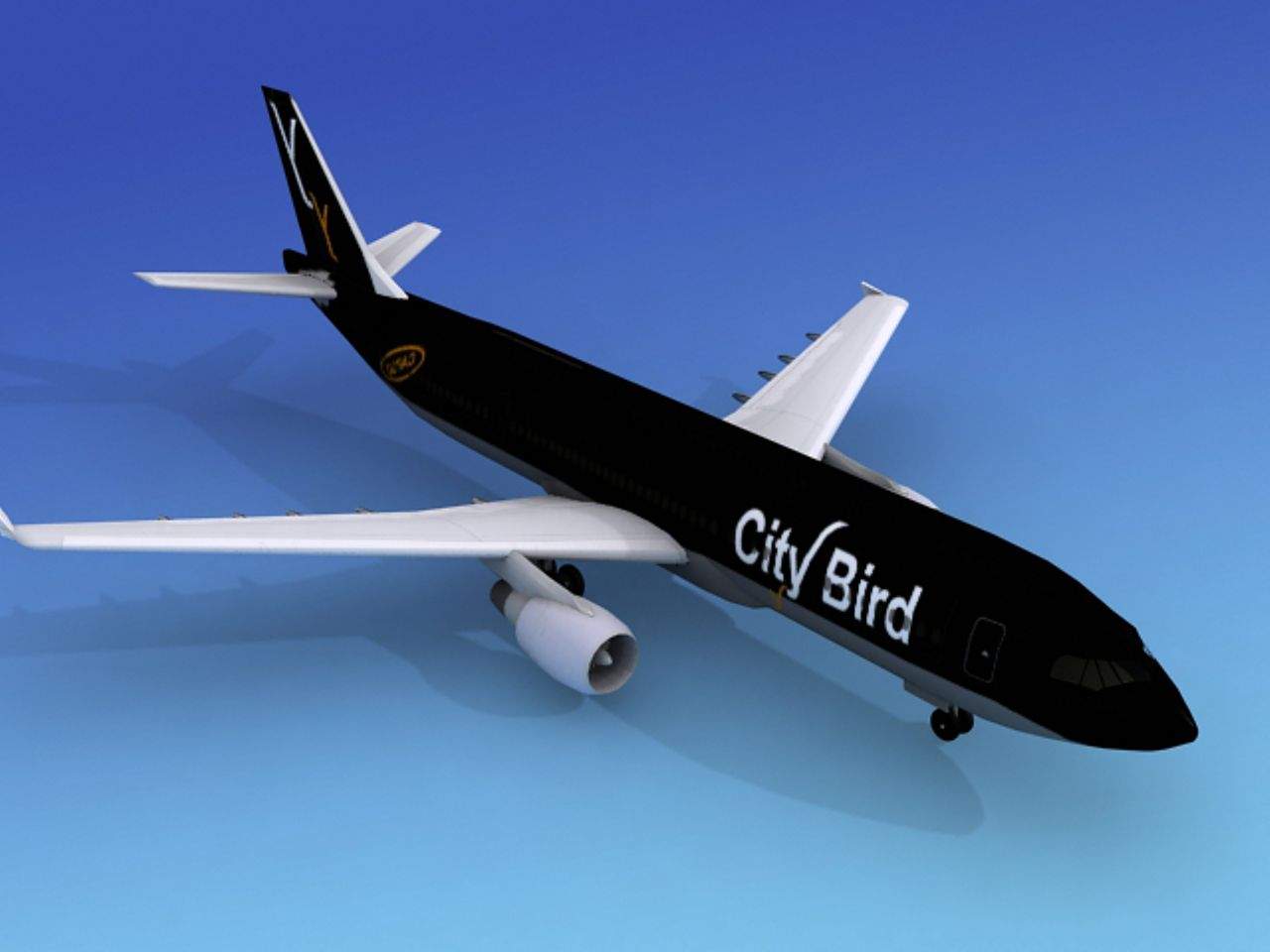 Airbus A300 City Bird - 3D Model by Dreamscape Studios