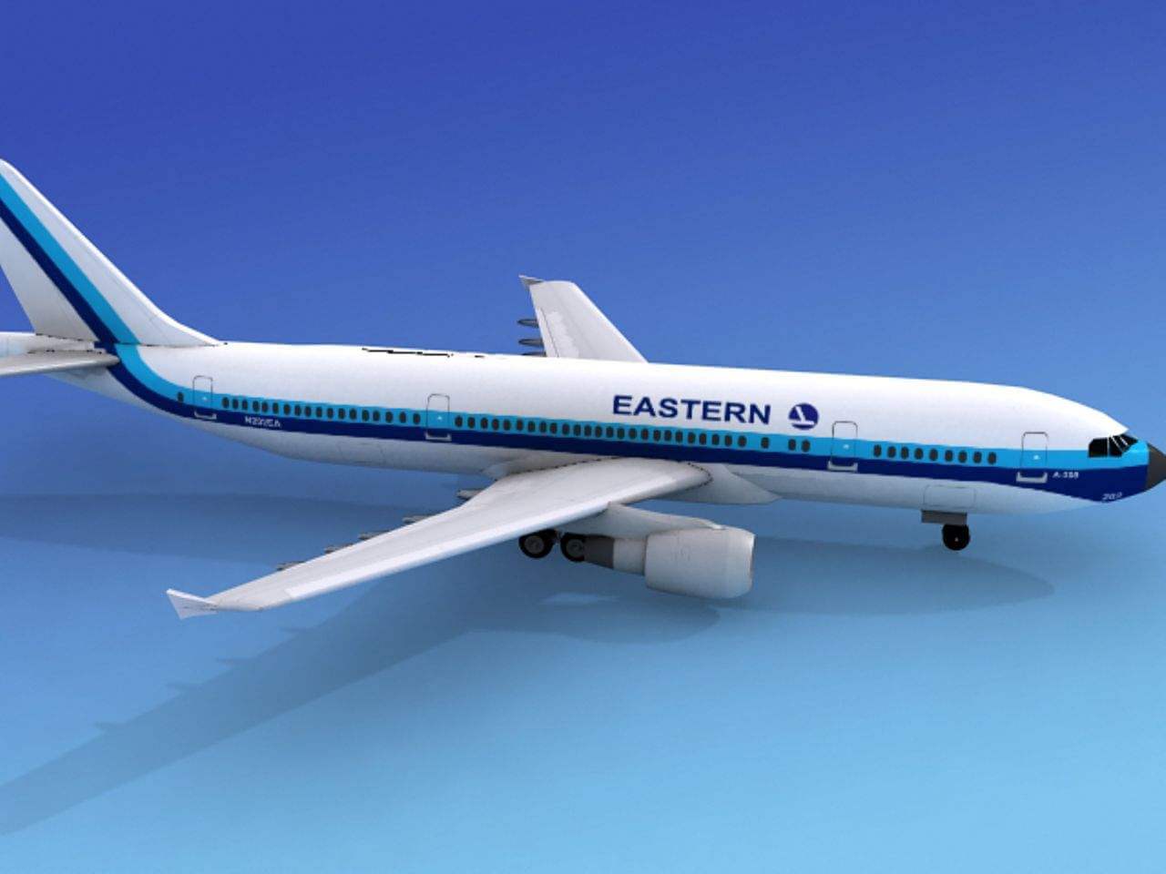 Airbus A300 Eastern - 3D Model by Dreamscape Studios