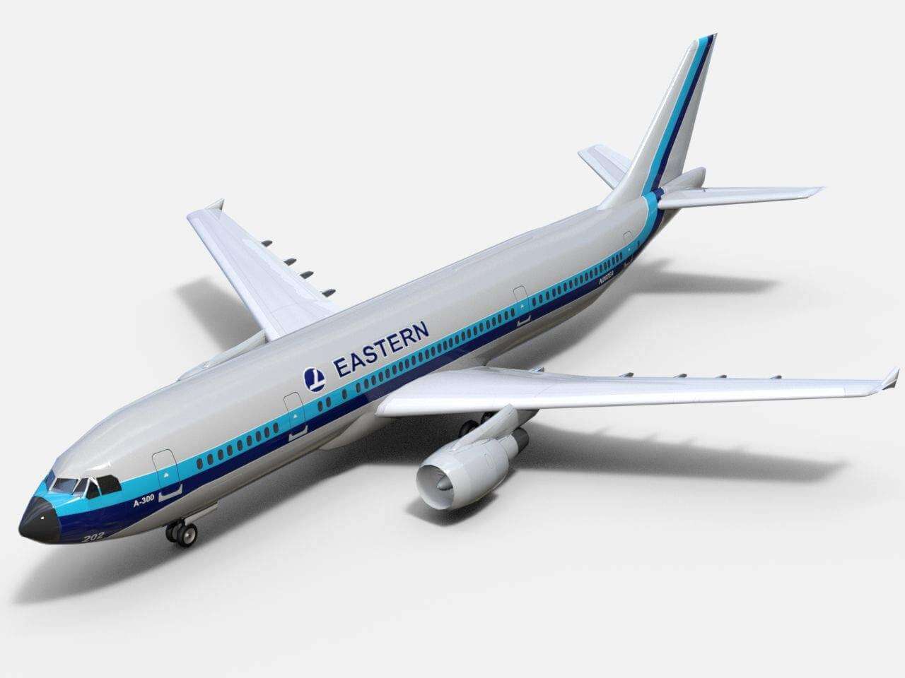 Airbus A300 Eastern - 3D Model by Dreamscape Studios