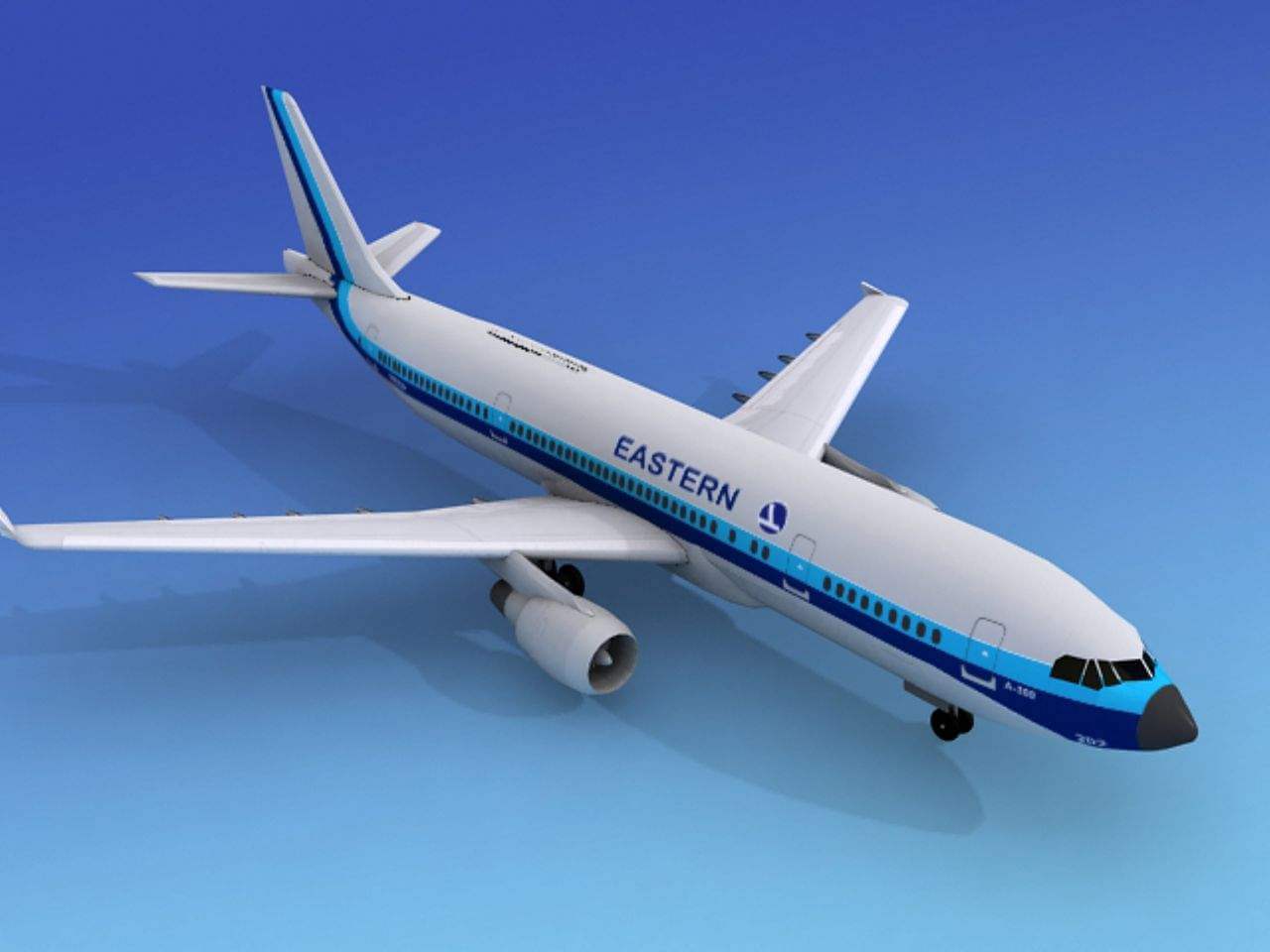 Airbus A300 Eastern - 3D Model by Dreamscape Studios