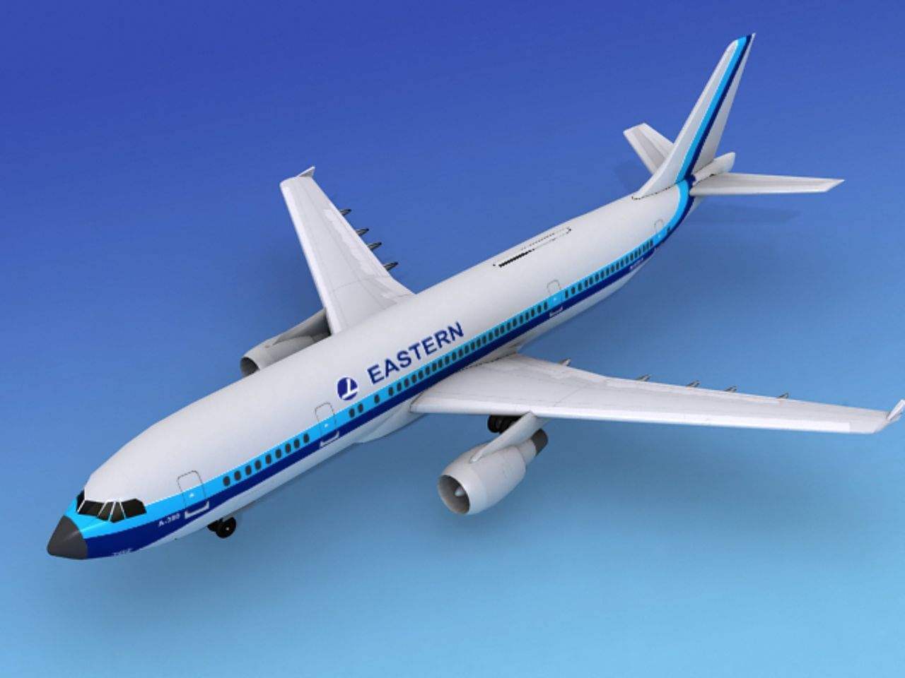 Airbus A300 Eastern - 3D Model by Dreamscape Studios