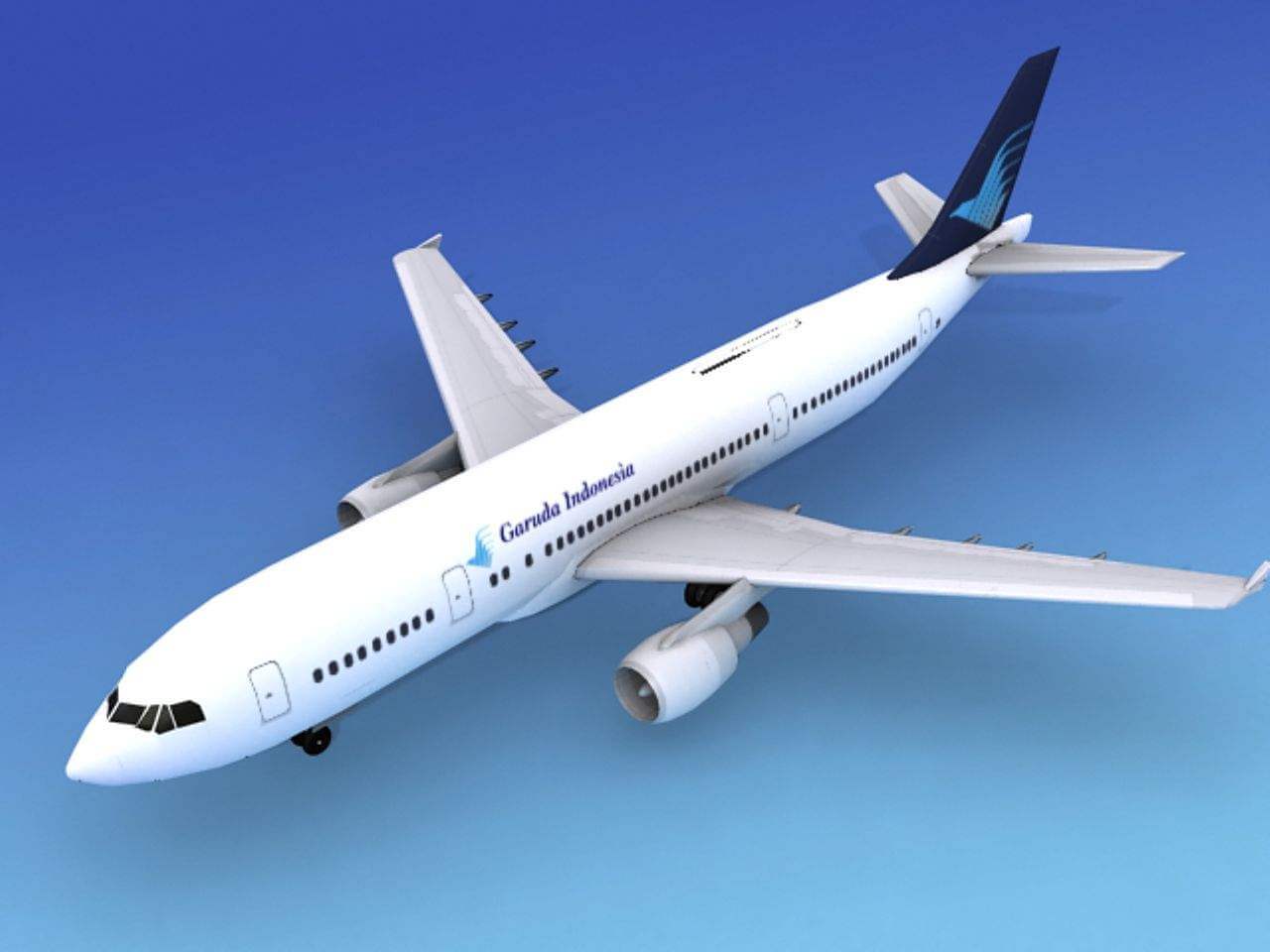 Airbus A300 Garuda Indonesia - 3D Model by Dreamscape Studios