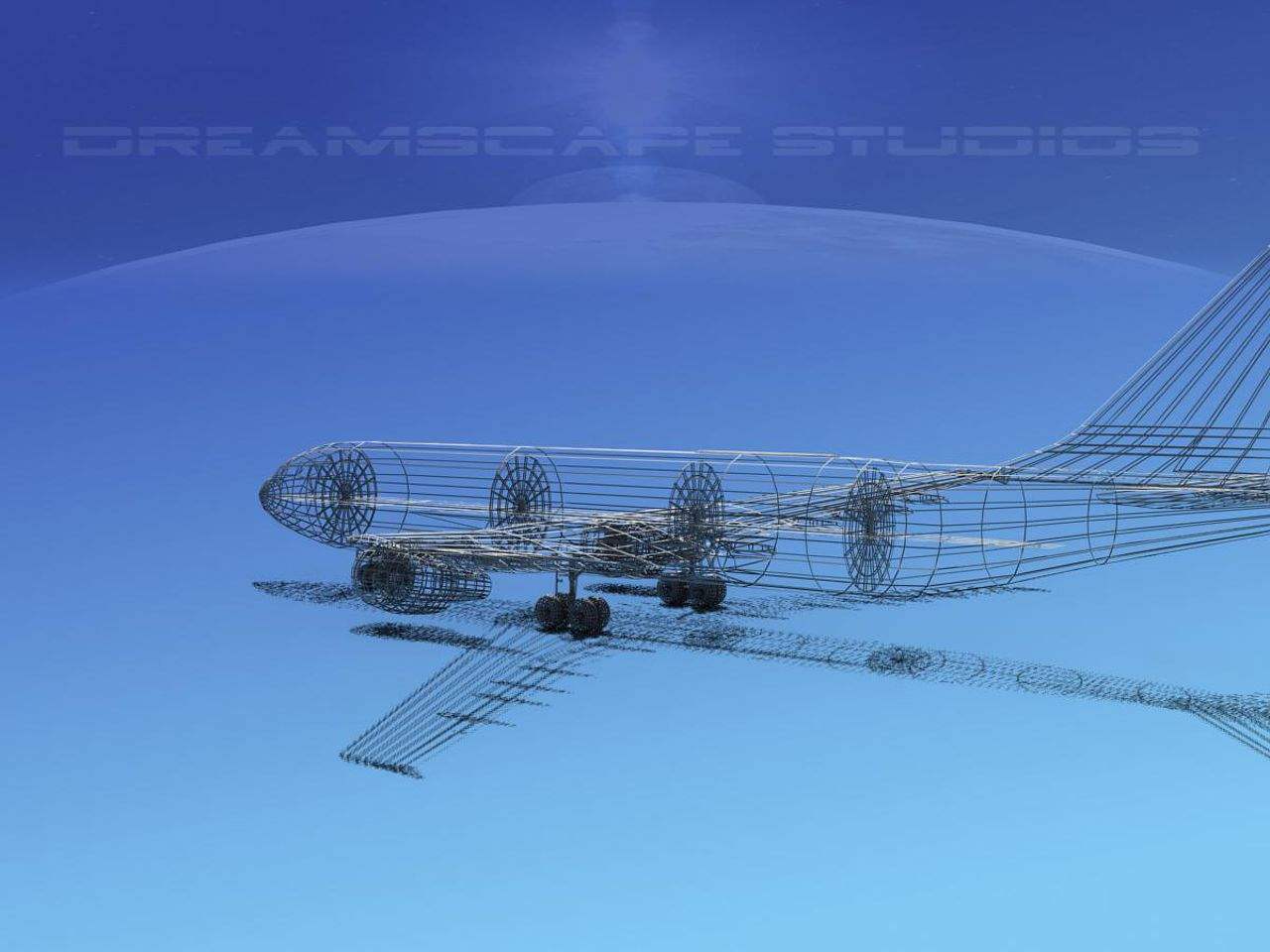 Airbus A300 Garuda Indonesia - 3D Model by Dreamscape Studios