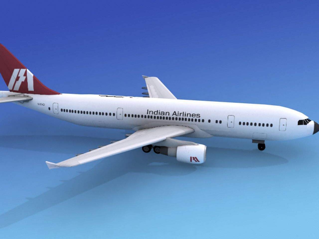 Airbus A300 India Airways - 3D Model by Dreamscape Studios
