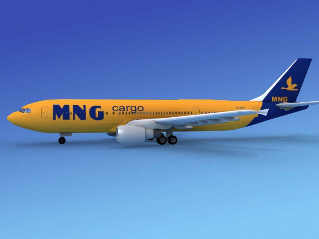 Airbus A300 MNG Cargo - 3D Model by Dreamscape Studios