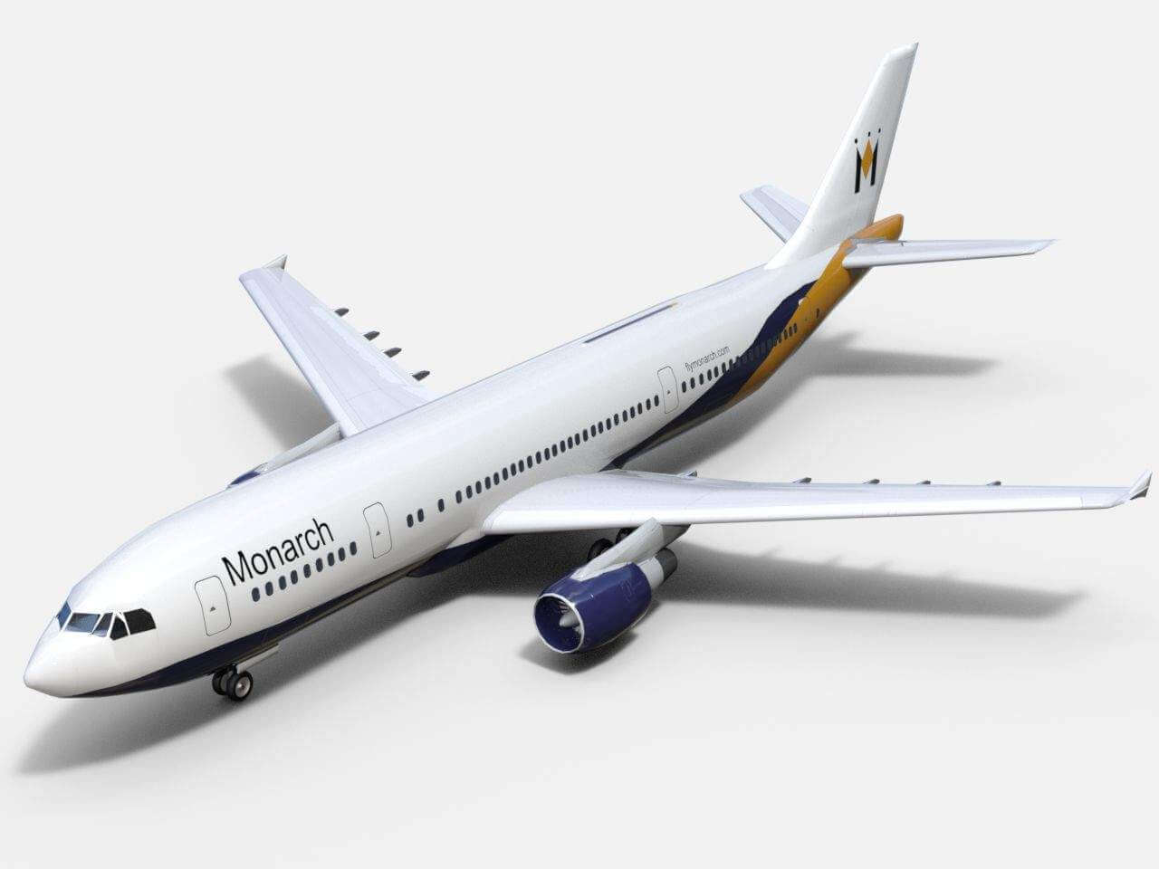 Airbus A300 Monarch - 3D Model by Dreamscape Studios