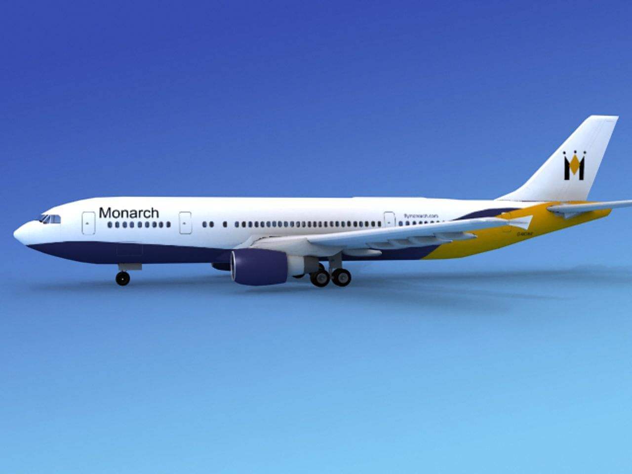 Airbus A300 Monarch - 3D Model by Dreamscape Studios