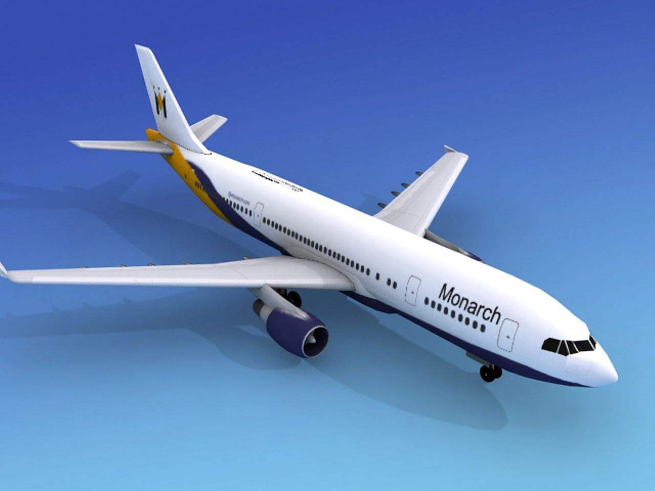 Airbus A300 Monarch - 3D Model by Dreamscape Studios