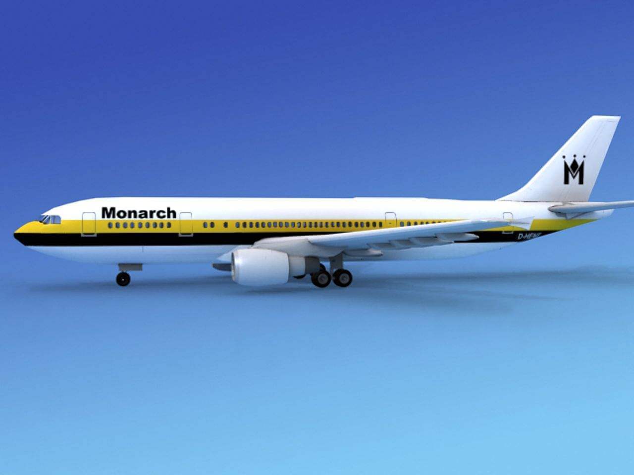 Airbus A300 Monarch - 3D Model by Dreamscape Studios