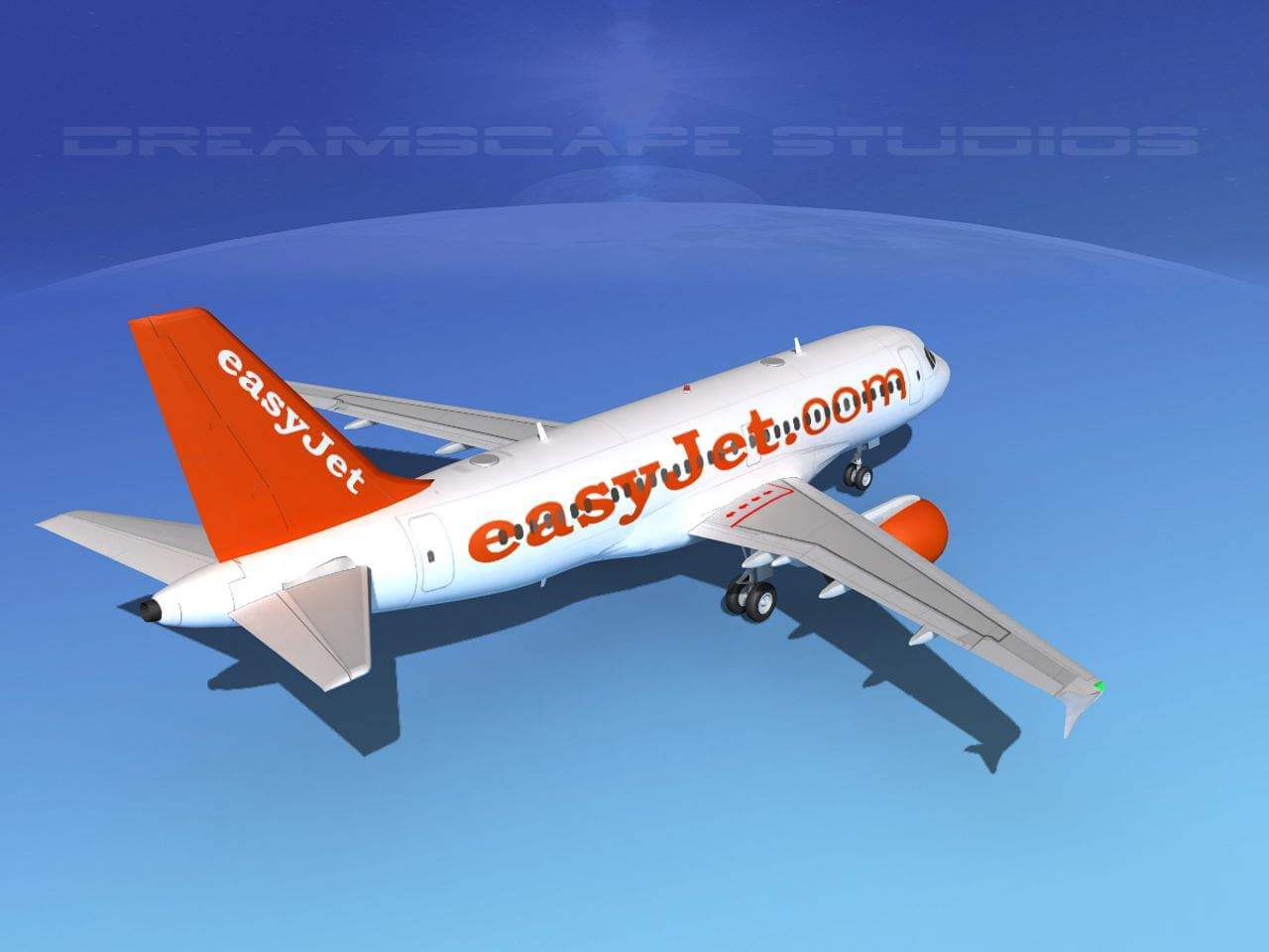 Airbus A319 Easyjet - 3D Model by Dreamscape Studios