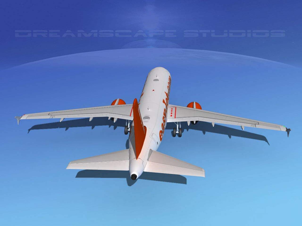 Airbus A319 Easyjet - 3D Model by Dreamscape Studios