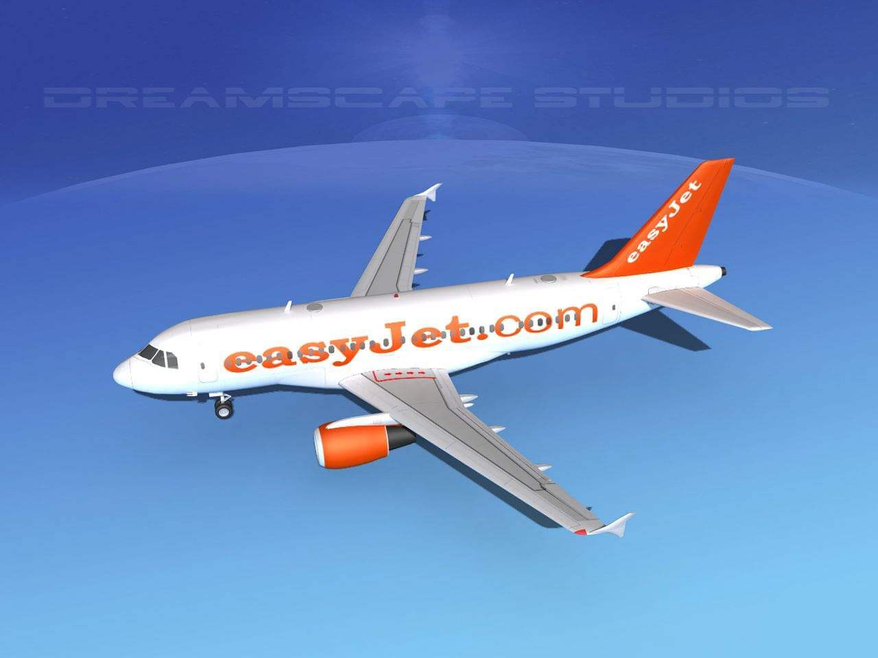 Airbus A319 Easyjet - 3D Model by Dreamscape Studios