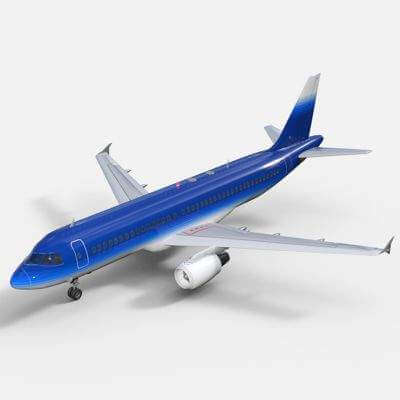 Airbus A320 Corporate - 3D Model by Dreamscape Studios