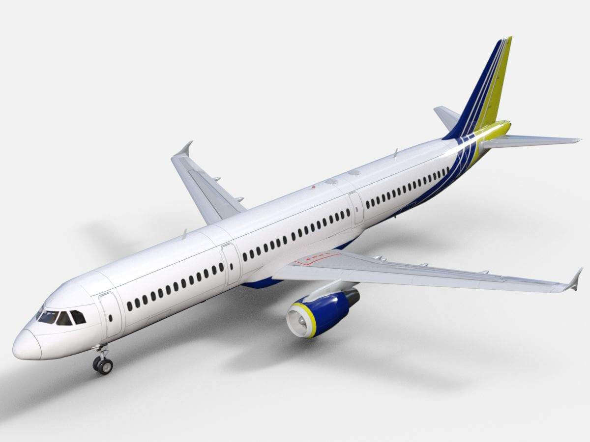 Airbus A321 Corporate - 3D Model by Dreamscape Studios