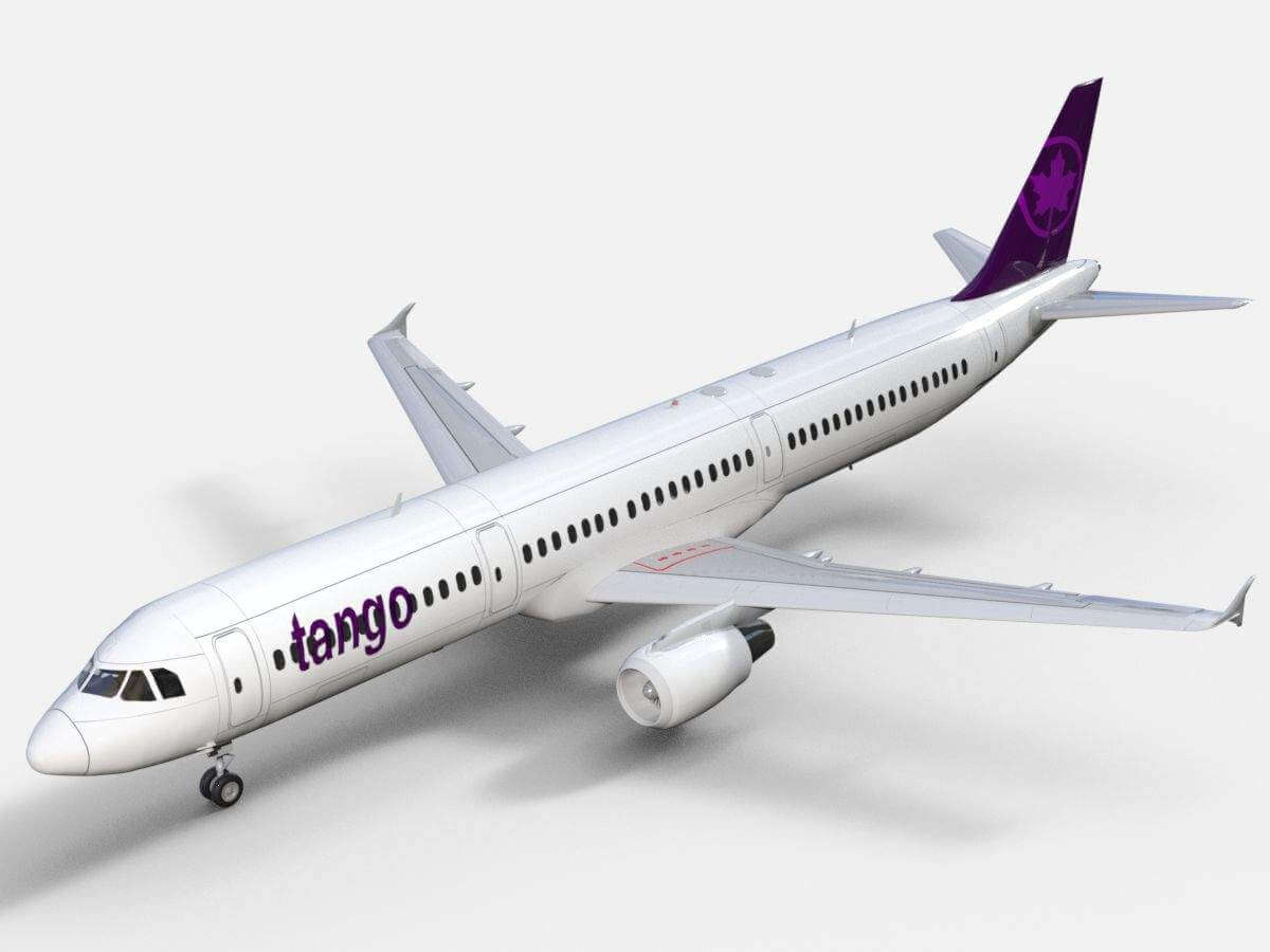Airbus A321 Tango - 3D Model by Dreamscape Studios