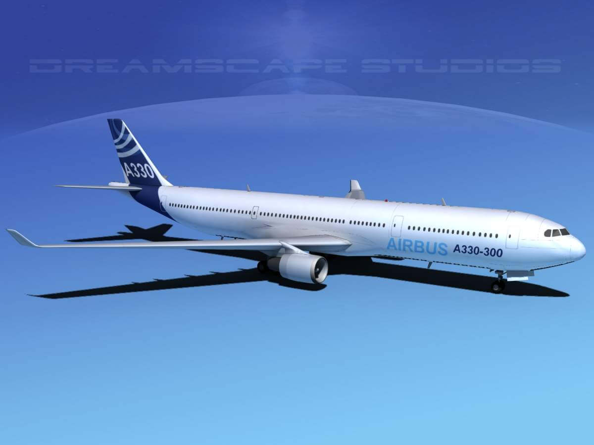 Airbus A330-300 Airbus 3D Model by Dreamscape Studios