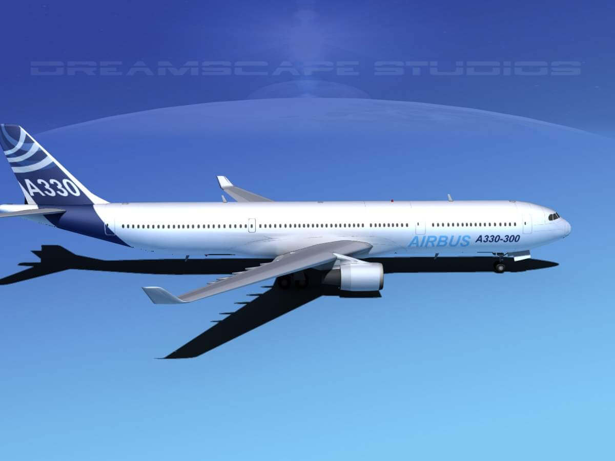 Airbus A330-300 Airbus 3D Model by Dreamscape Studios