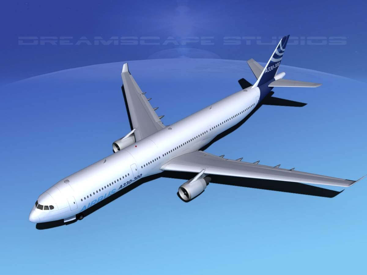 Airbus A330-300 Airbus 3D Model by Dreamscape Studios