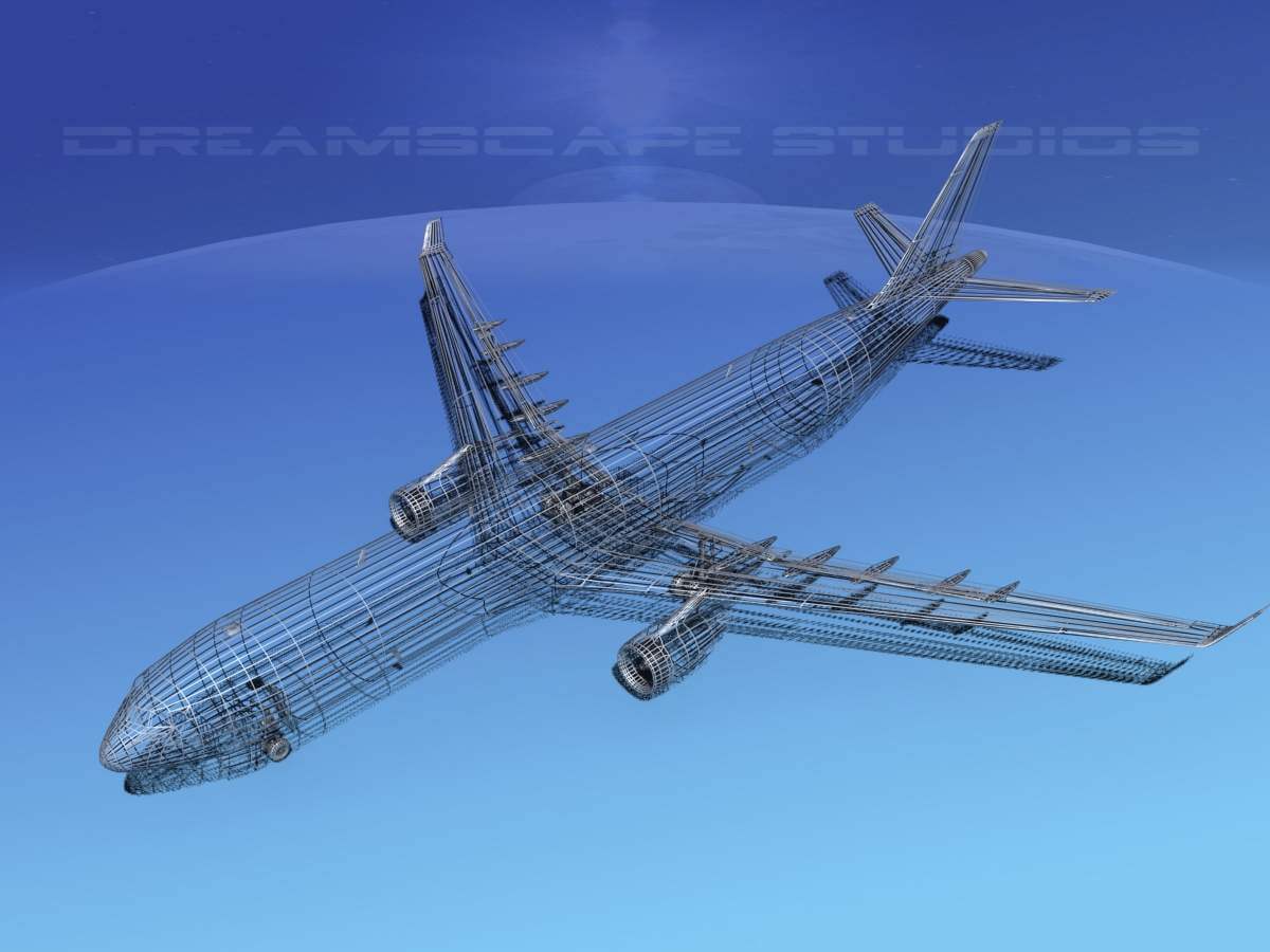 Airbus A330-300 Airbus 3D Model by Dreamscape Studios