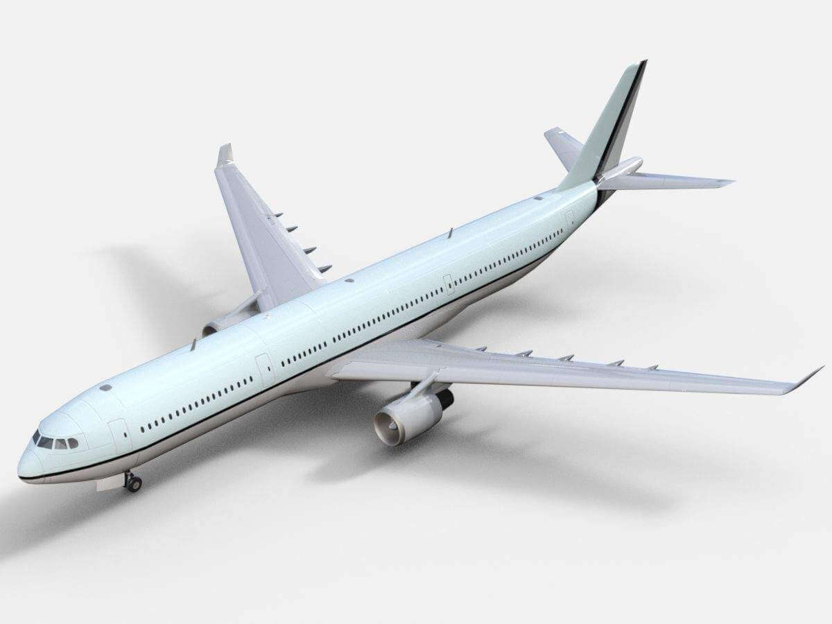 Airbus A330-300 Corporate 3D Model by Dreamscape Studios