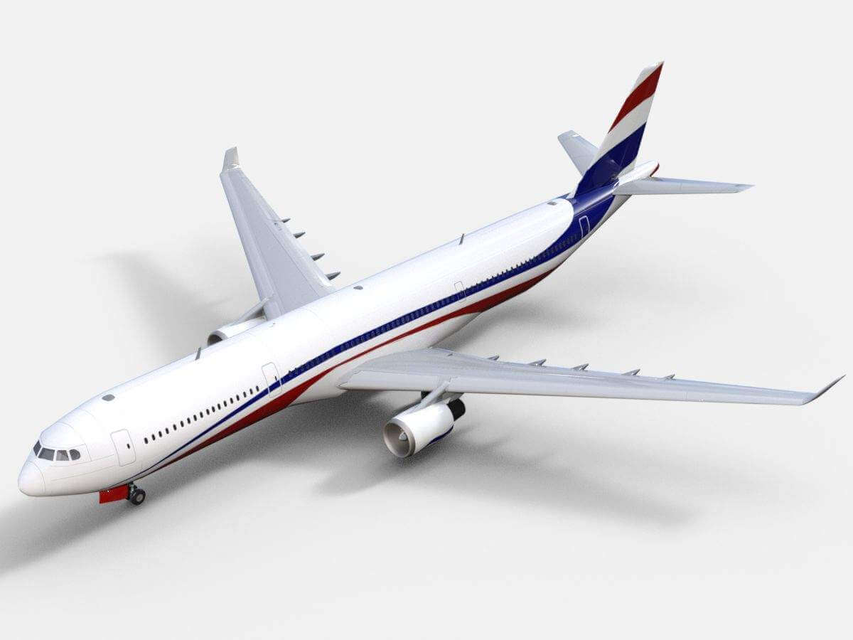 Airbus A330-300 Corporate 3D Model by Dreamscape Studios