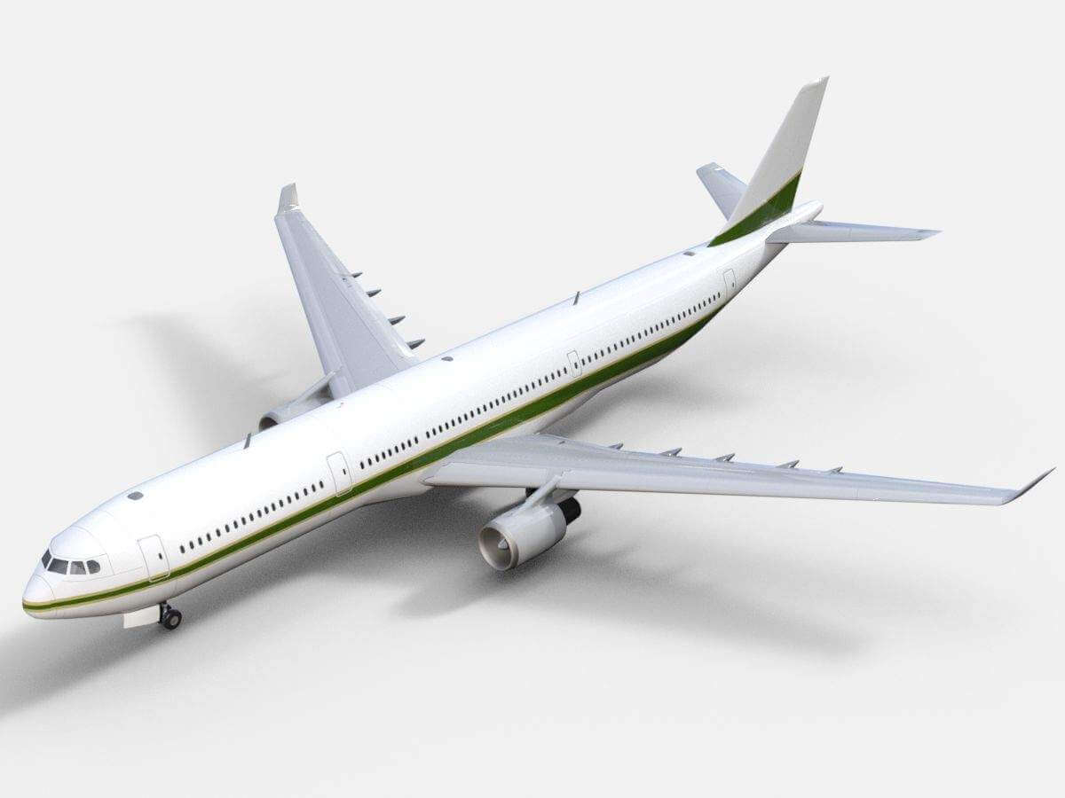 Airbus A330-300 Corporate 3D Model by Dreamscape Studios