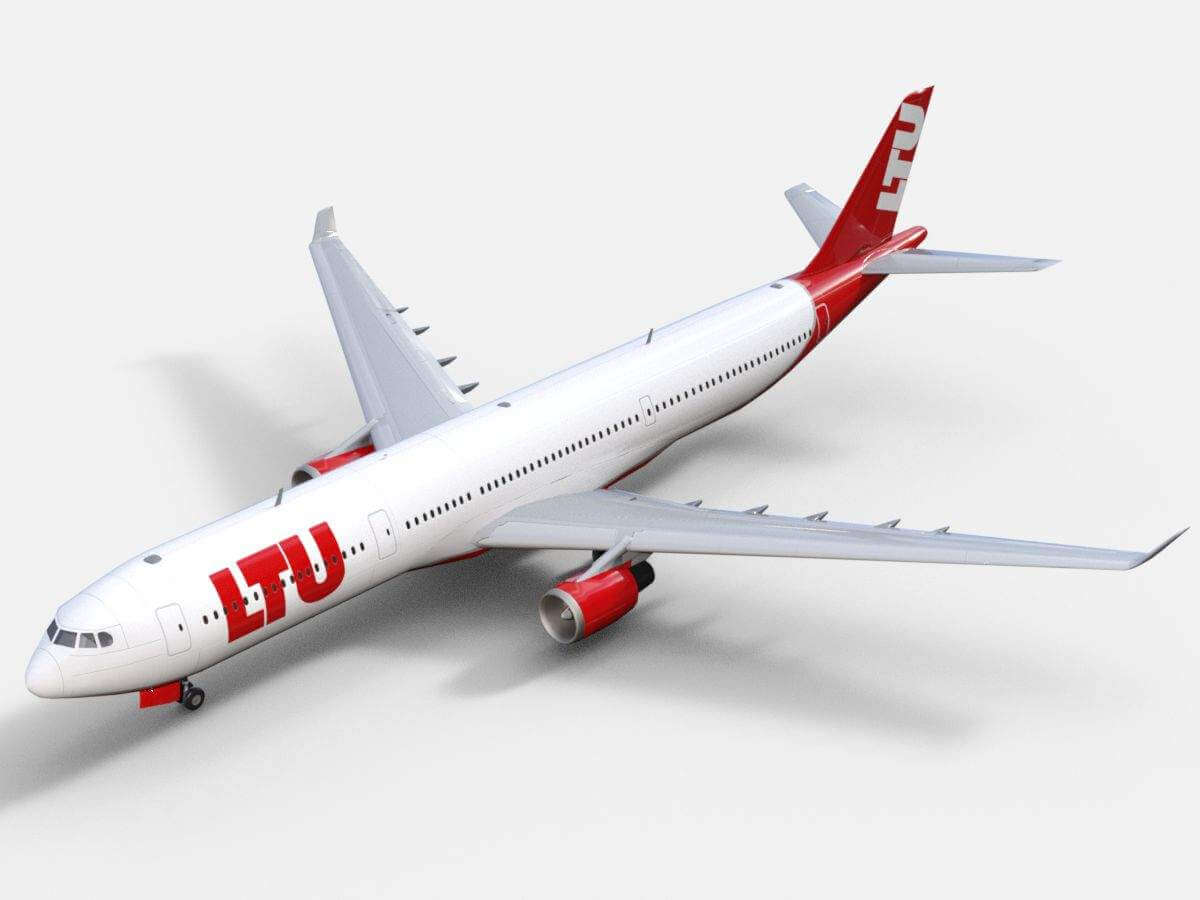 Airbus A330-300 LTU 3D Model by Dreamscape Studios