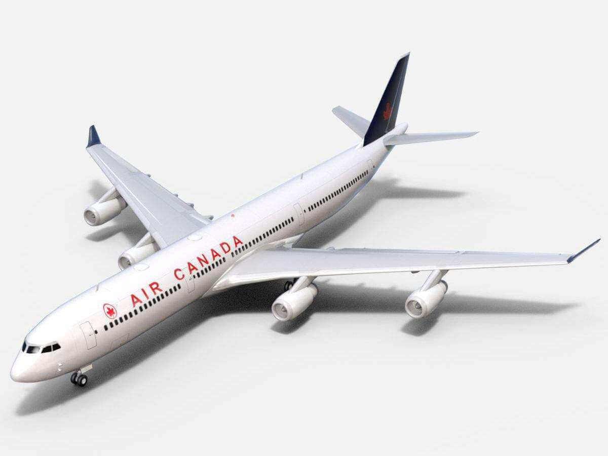 Airbus A340-600 Air Canada 3D Model by Dreamscape Studios