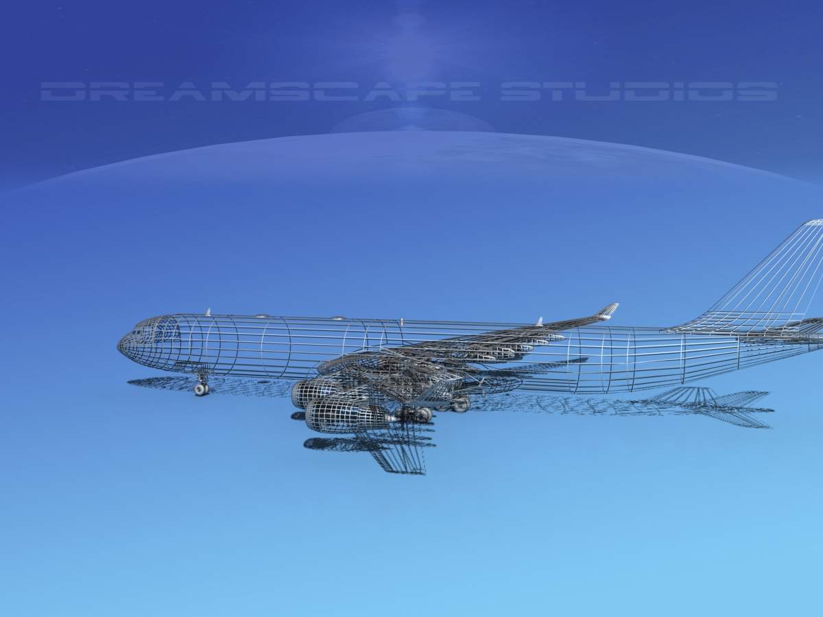 Airbus A340-600 Airbus 3D Model by Dreamscape Studios