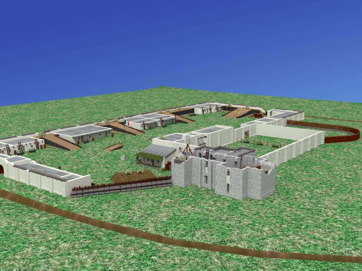 Alamo - 3D Model by Dreamscape Studios