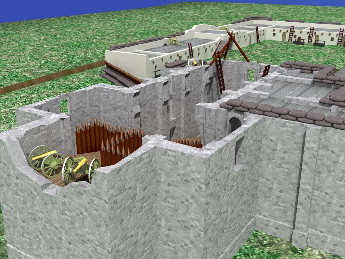 Alamo - 3D Model by Dreamscape Studios