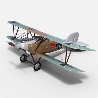 Albatross DIII - 3D Model by Dreamscape Studios