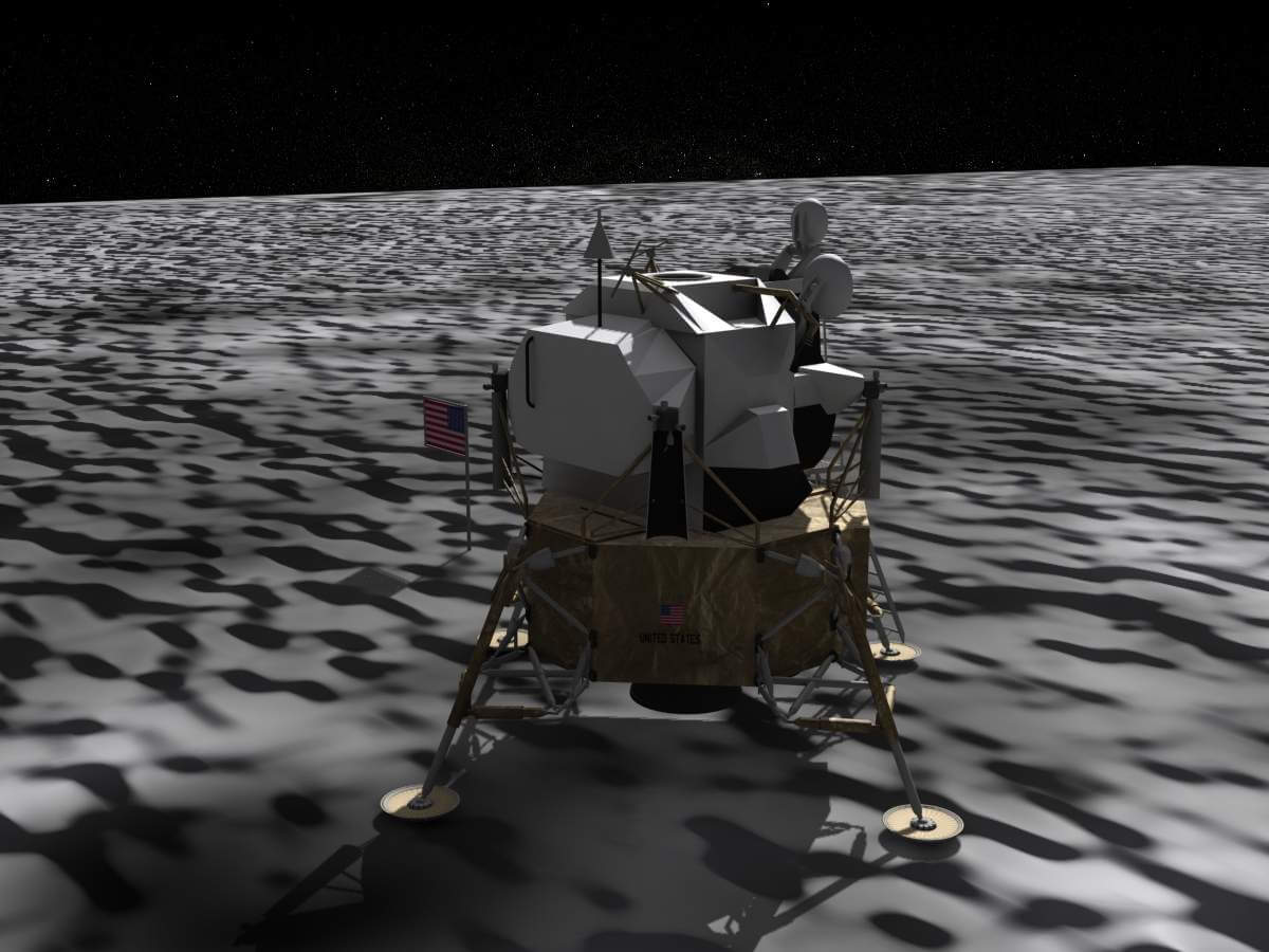 Apollo Lunar Excursion Module - 3D Model by Dreamscape Studios