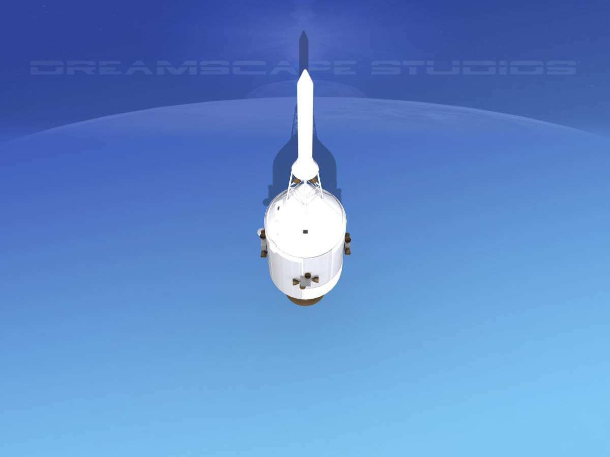 Apollo Service Module - 3D Model by Dreamscape Studios