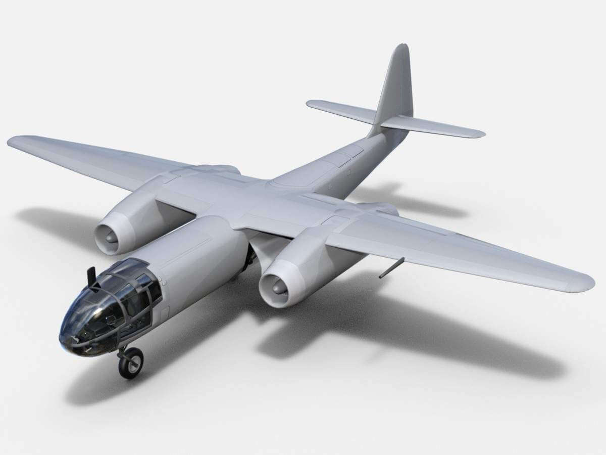 Arado AR-234B 3D Model by Dreamscape Studios