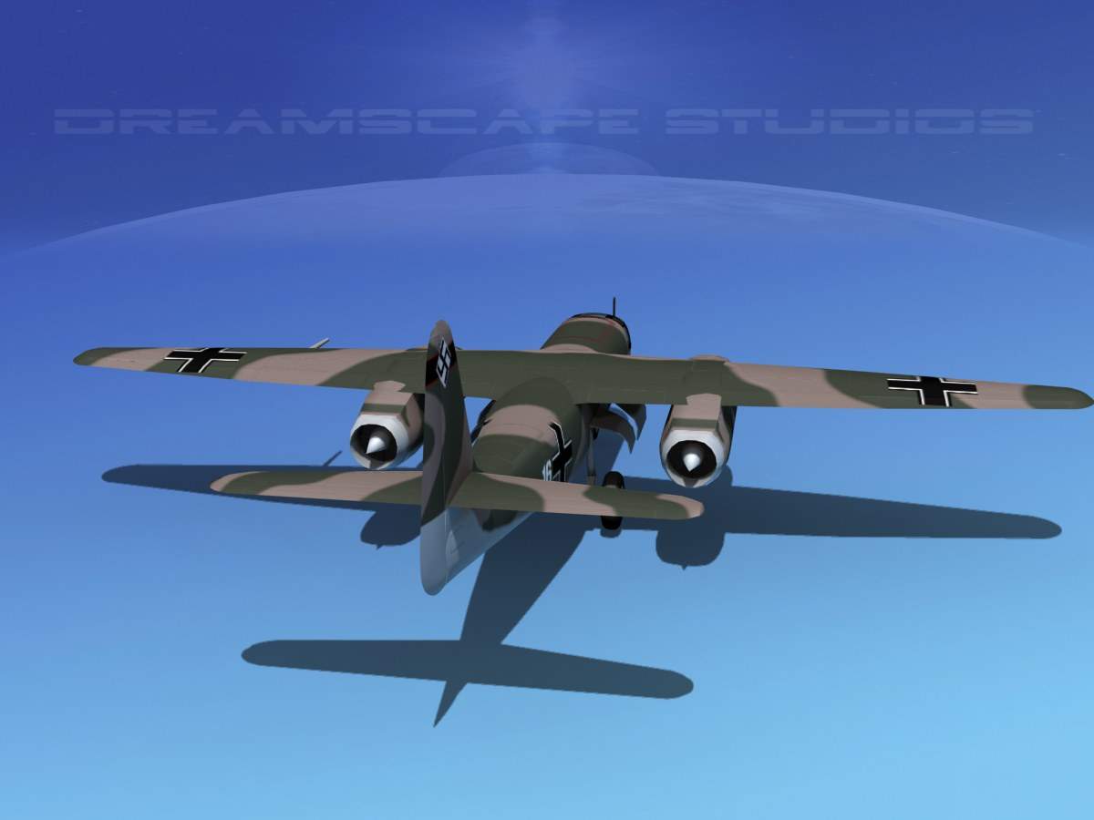 Arado AR-234B 3D Model by Dreamscape Studios