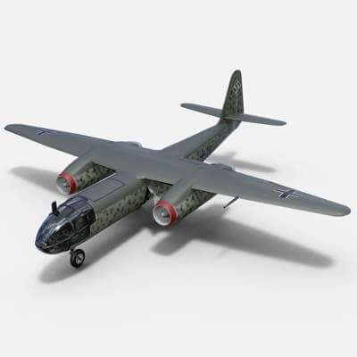 Arado AR-234B 3D Model by Dreamscape Studios