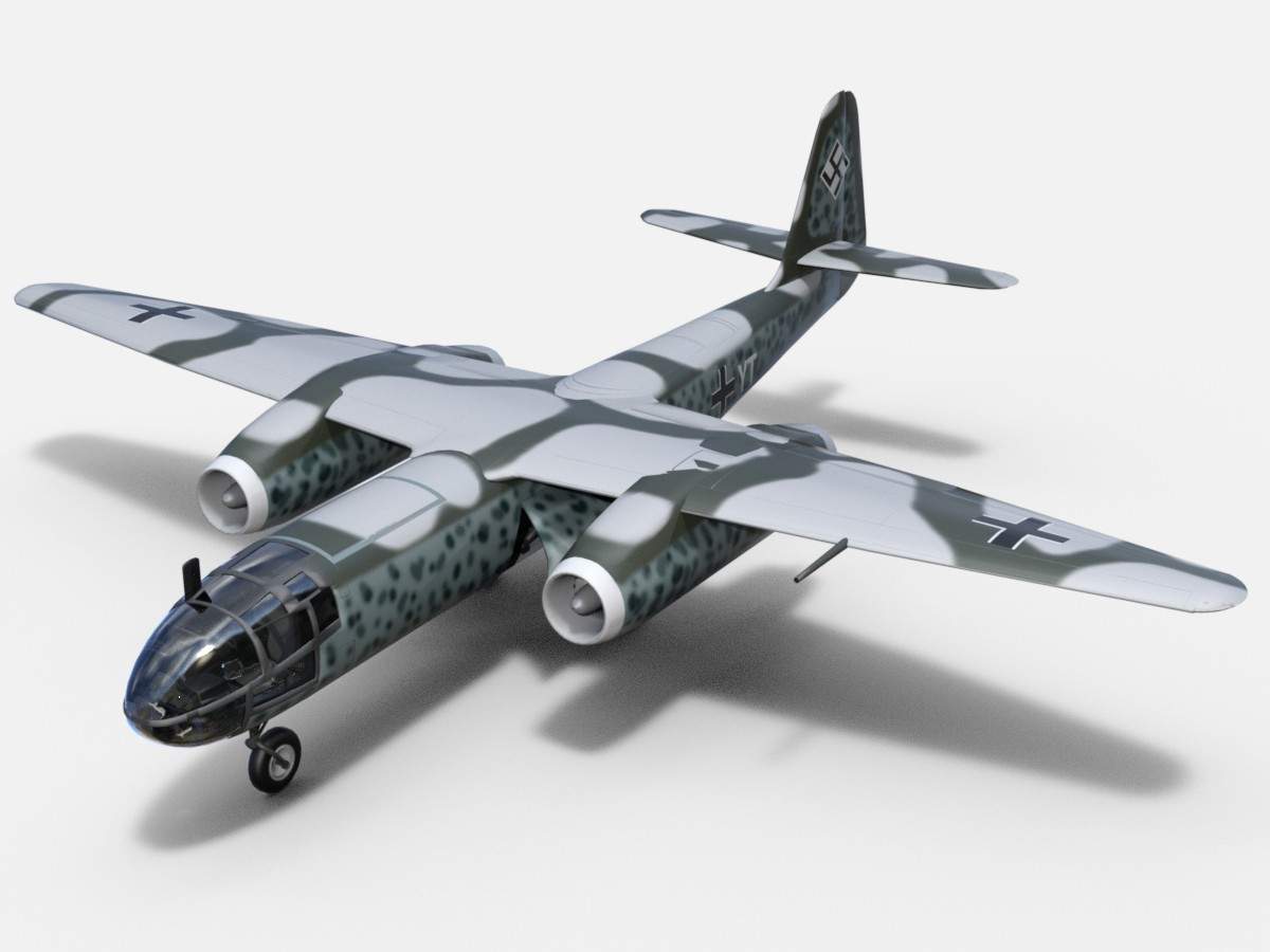 Arado AR-234B 3D Model by Dreamscape Studios