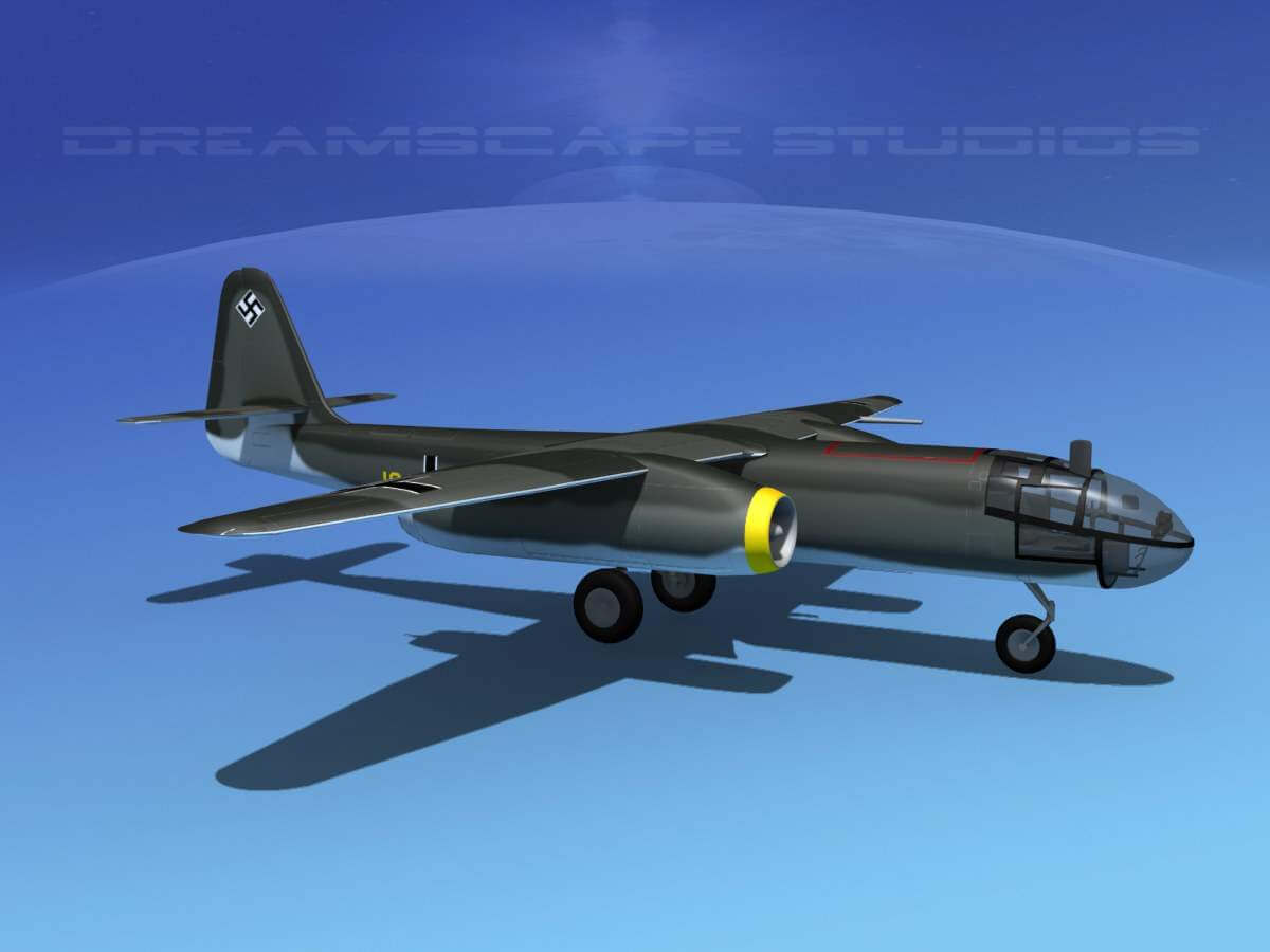Arado AR-234B 3D Model by Dreamscape Studios