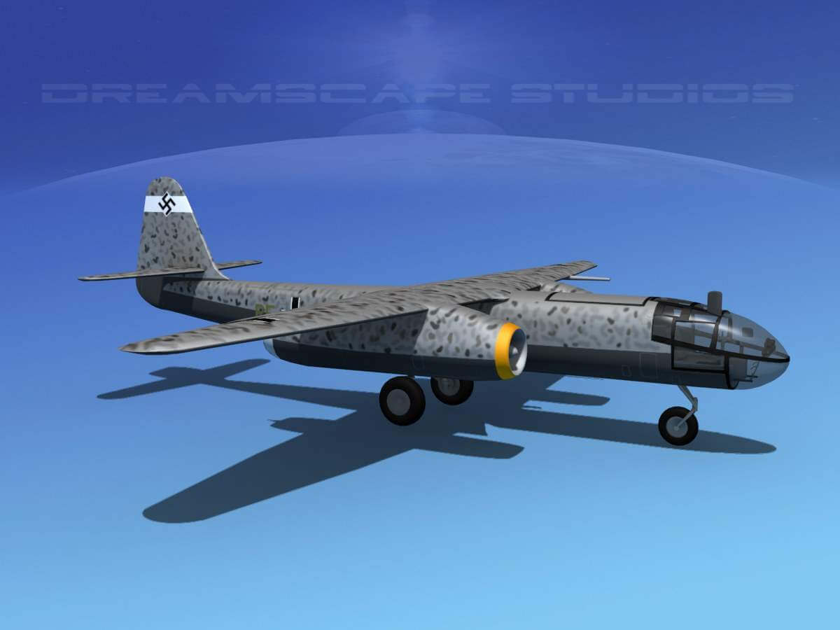 Arado AR-234B 3D Model by Dreamscape Studios