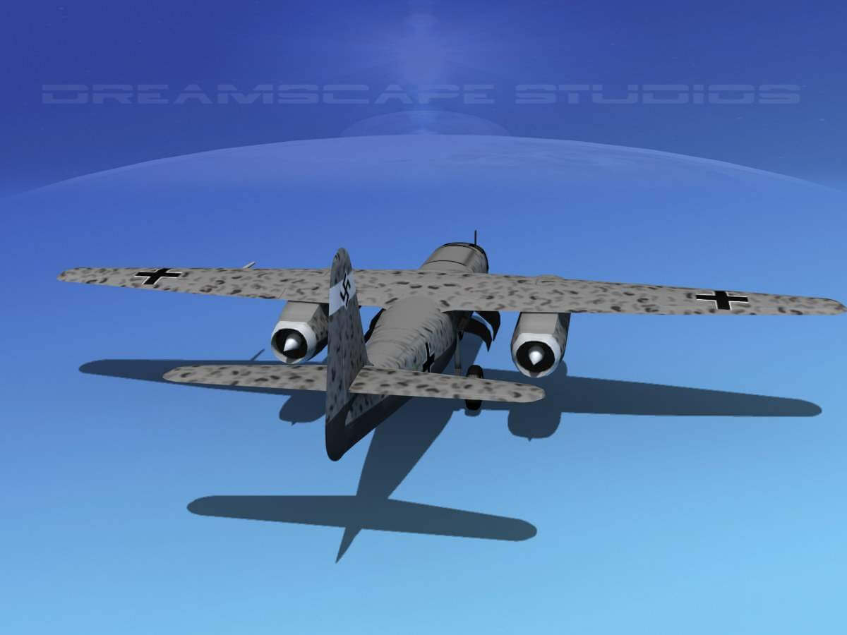 Arado AR-234B 3D Model by Dreamscape Studios