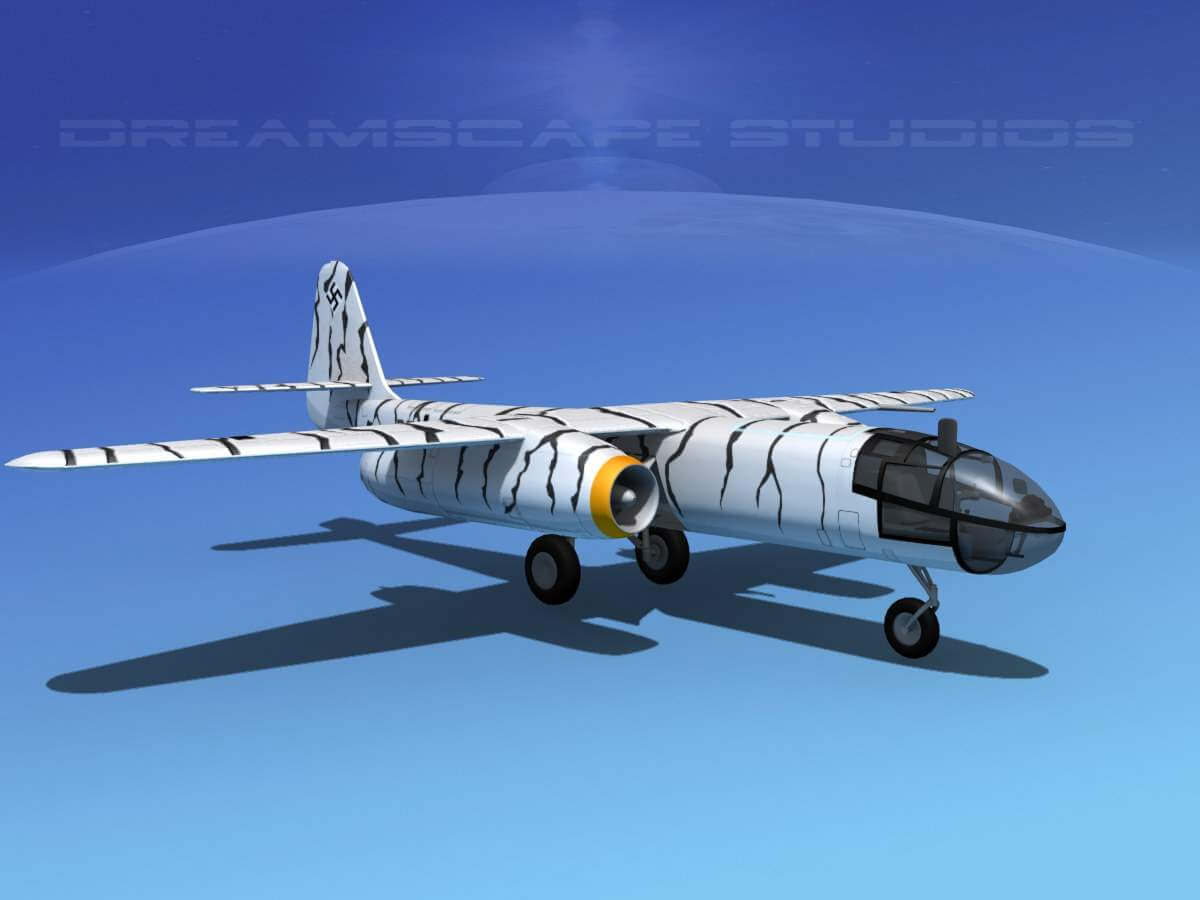 Arado AR-234B 3D Model by Dreamscape Studios