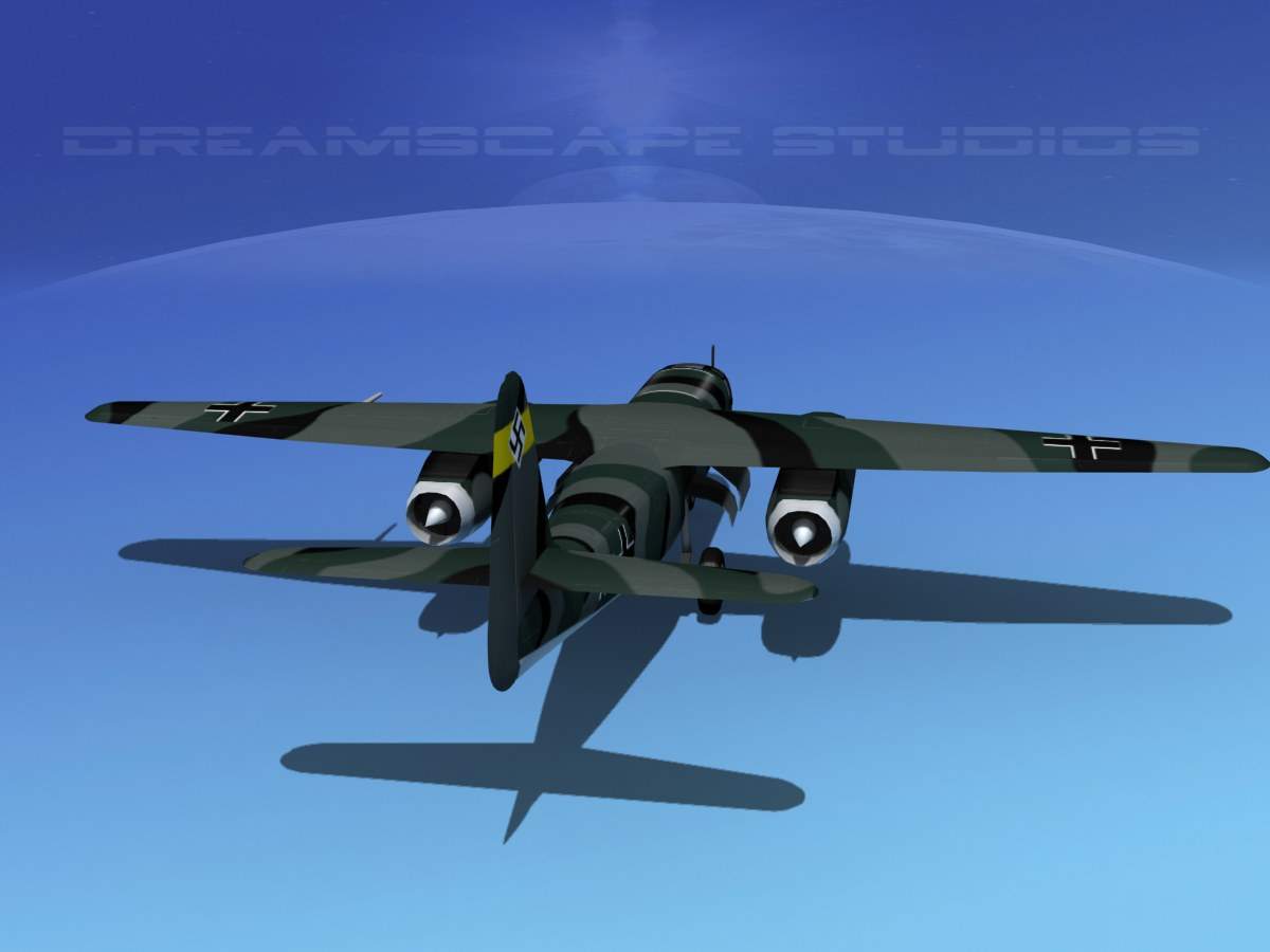 Arado AR-234B 3D Model by Dreamscape Studios