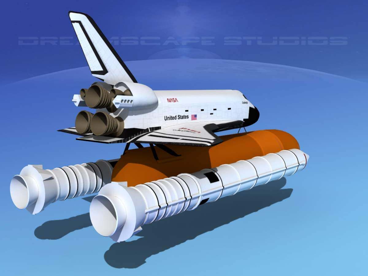 Basic Shuttle Challenger Launch 1-4 3D Model by Dreamscape Studios