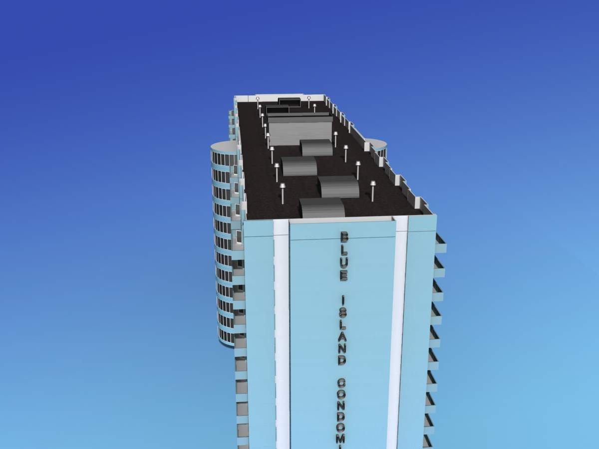 Beachfront High Rise Condos 01 - 3D Model by Dreamscape Studios