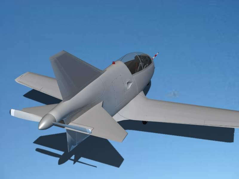 Bede Bd-5 BM 3D Model by Dreamscape Studios